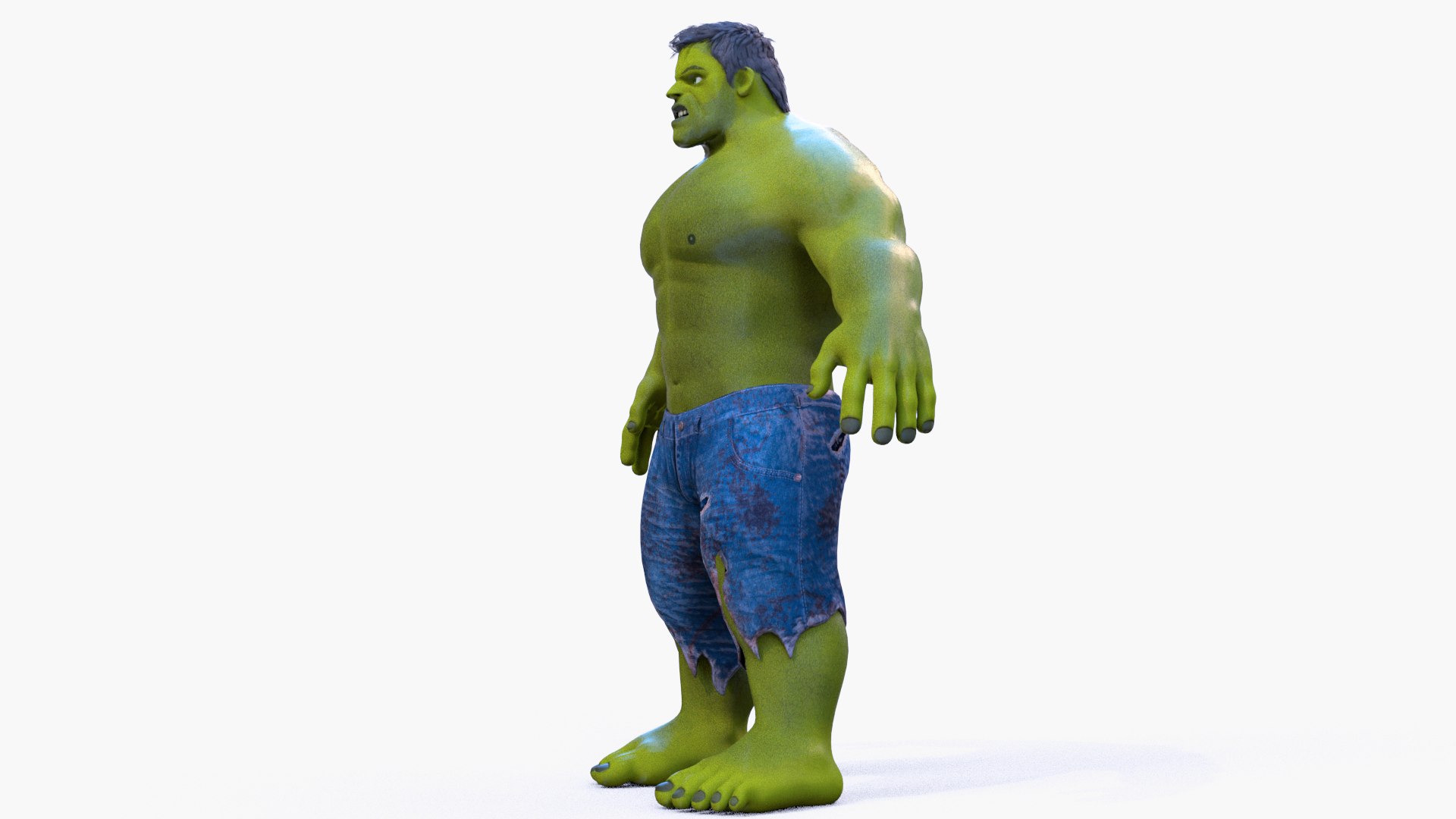 Hulk Character 3D Model - TurboSquid 1598353