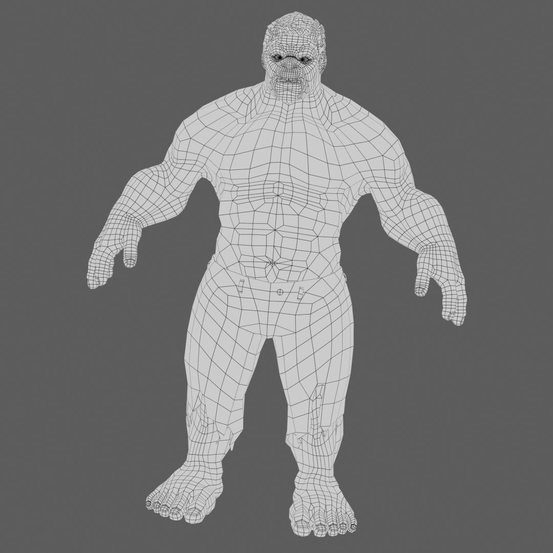 Hulk Character 3D Model - TurboSquid 1598353