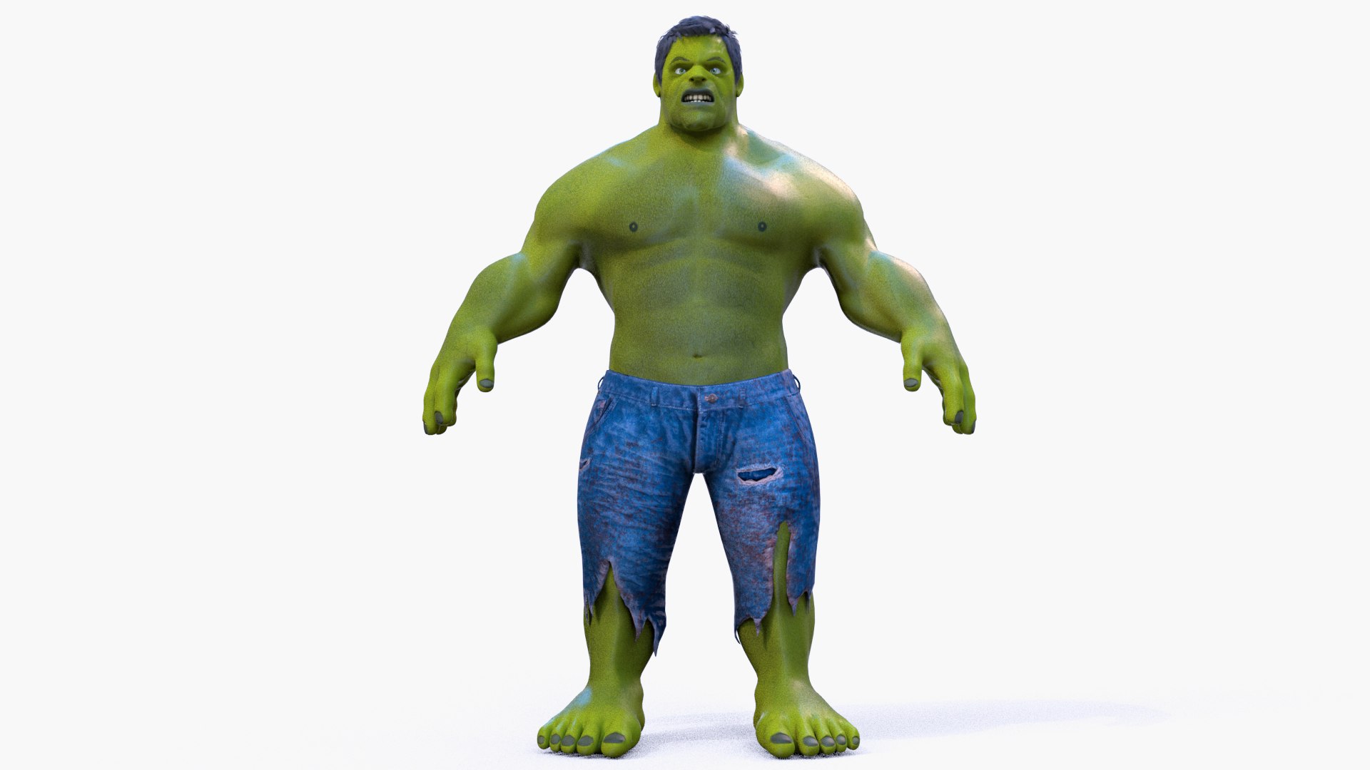 Hulk Character 3D Model - TurboSquid 1598353