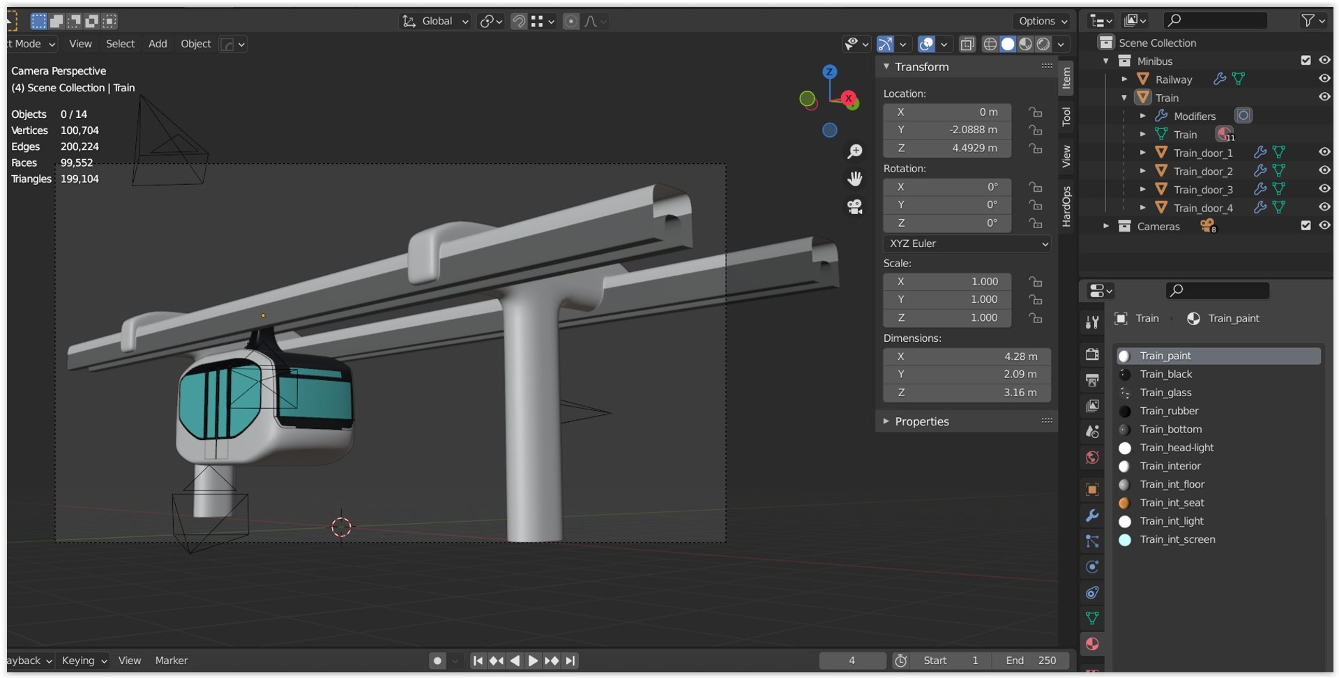 3D Drone minibus monorail collection model - TurboSquid 1800867