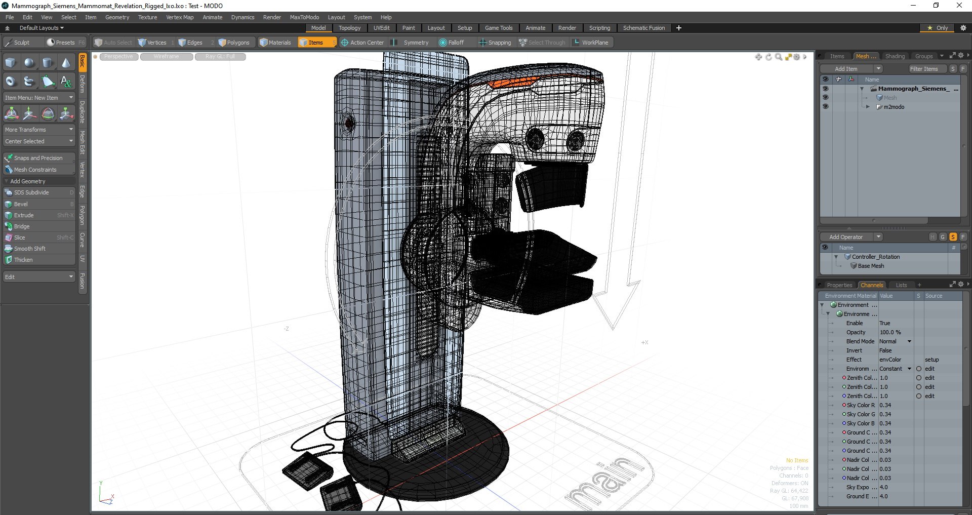 3D Mammograph Siemens Mammomat Revelation Rigged For Modo - TurboSquid ...