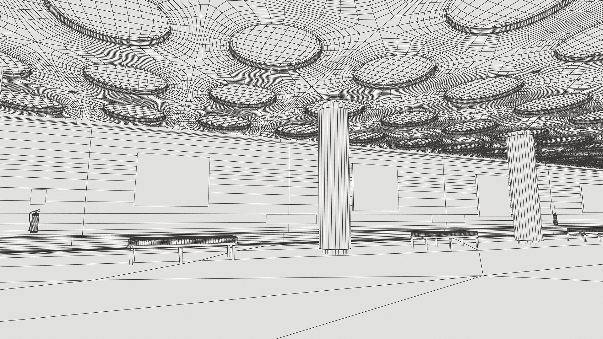 White Museum 3D - TurboSquid 1442338