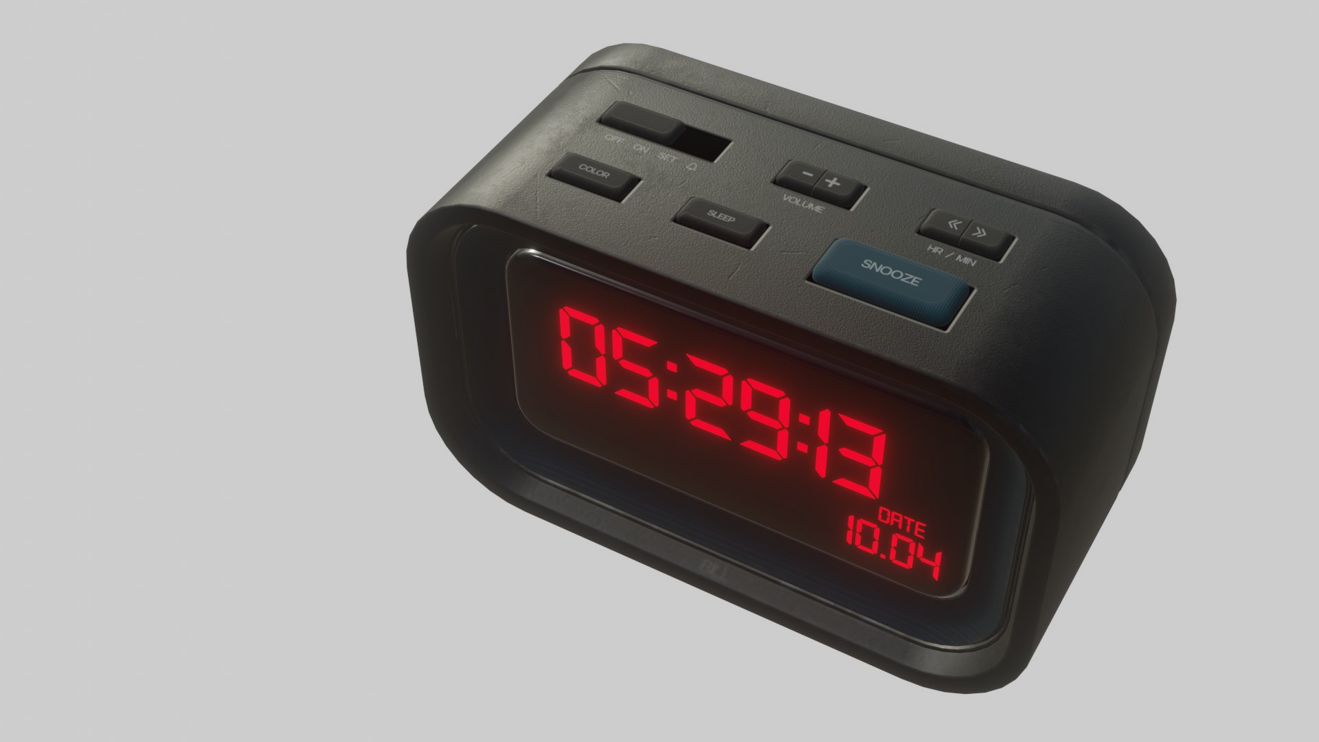 Usb clock radio 3D model - TurboSquid 2020425