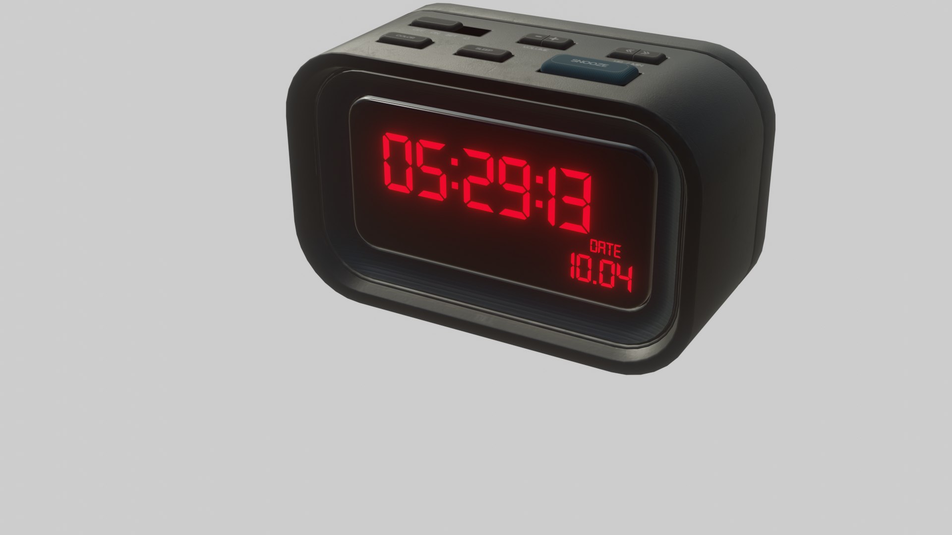 Usb clock radio 3D model - TurboSquid 2020425