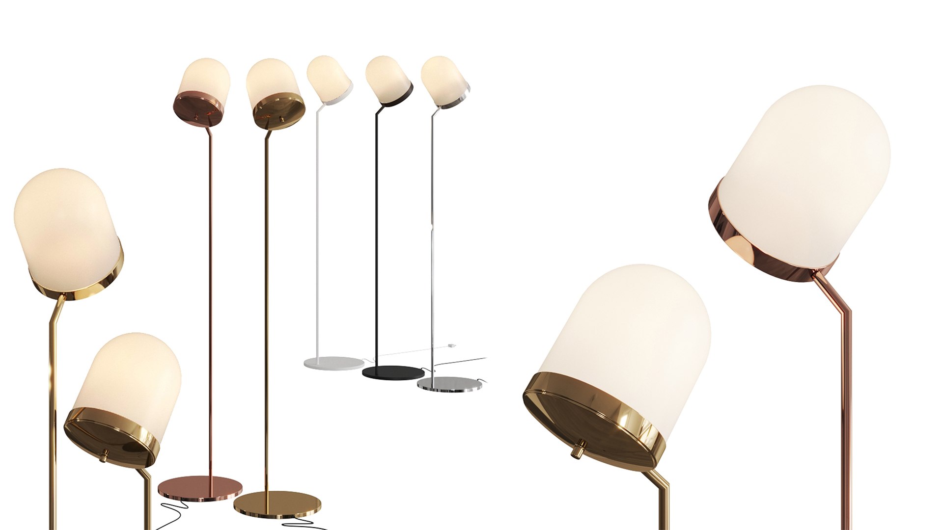3D Model Lula Floor Lamp By Penta - TurboSquid 2113041
