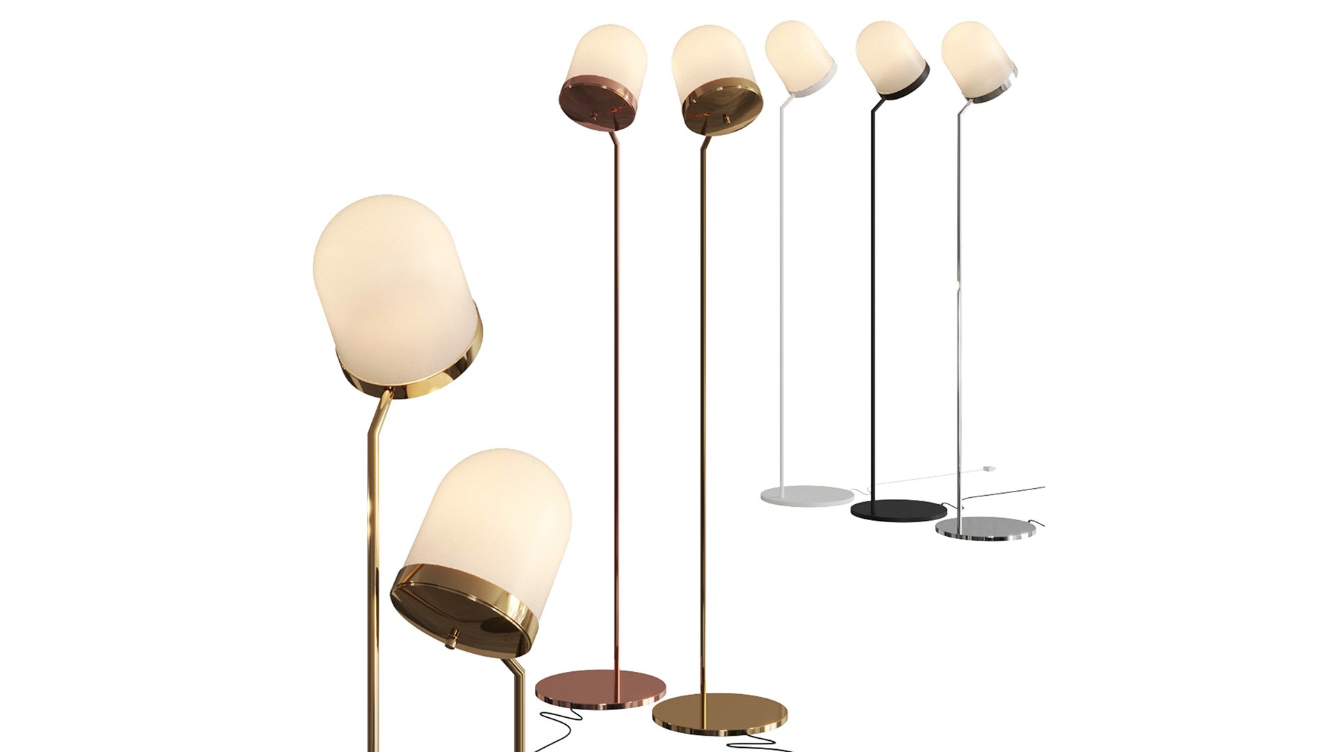 3D Model Lula Floor Lamp By Penta - TurboSquid 2113041