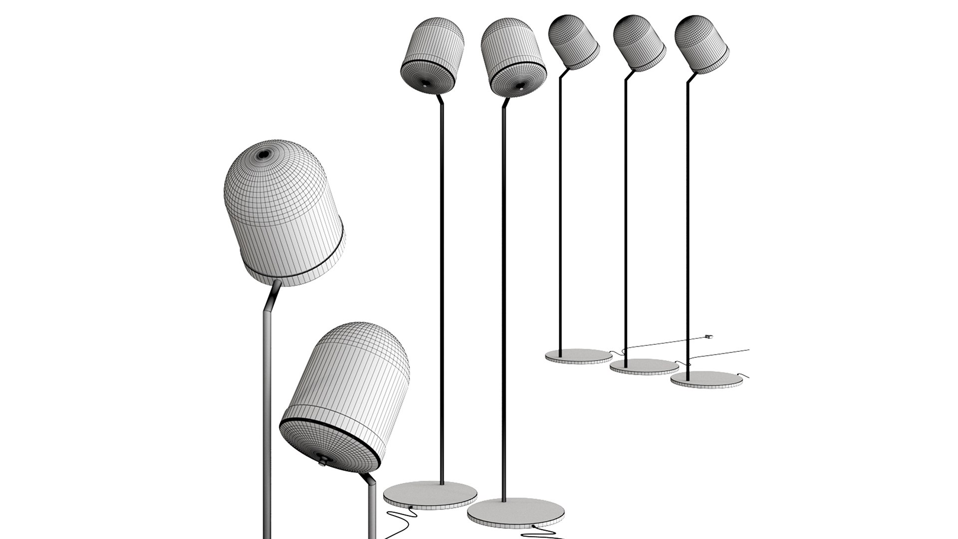 3D Model Lula Floor Lamp By Penta - TurboSquid 2113041