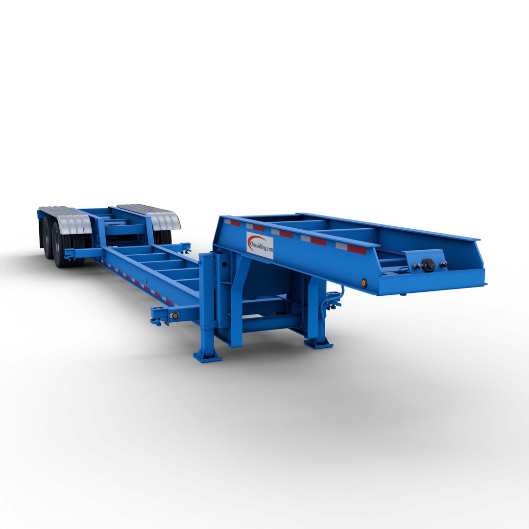 Double Drop Chassis 42FT V2 3D - TurboSquid 2288511
