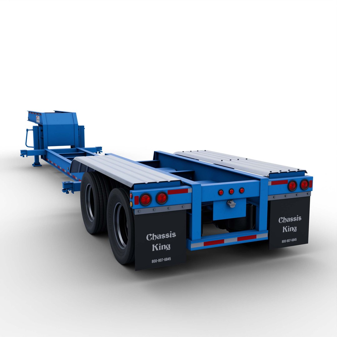 Double Drop Chassis 42FT V2 3D - TurboSquid 2288511