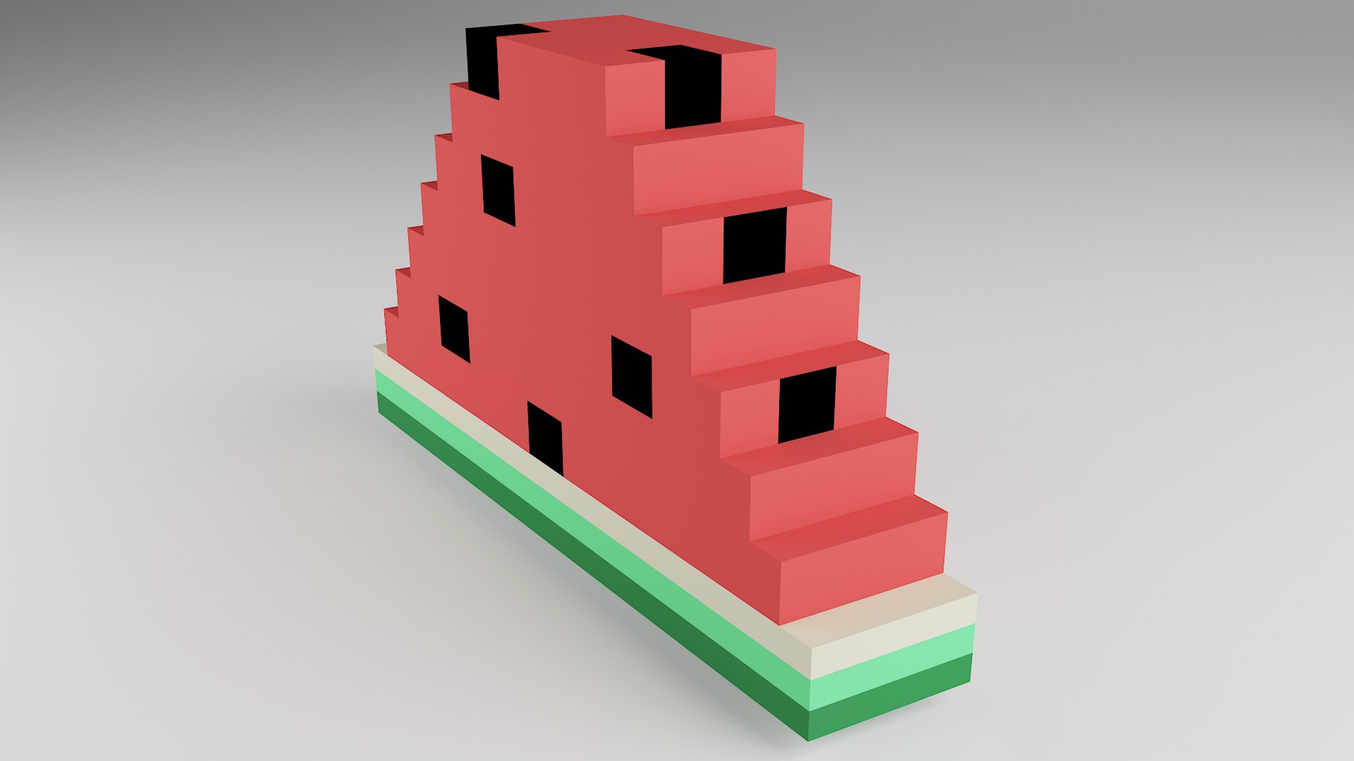 LOW POLY WATERMELON 3D Model - TurboSquid 1981088