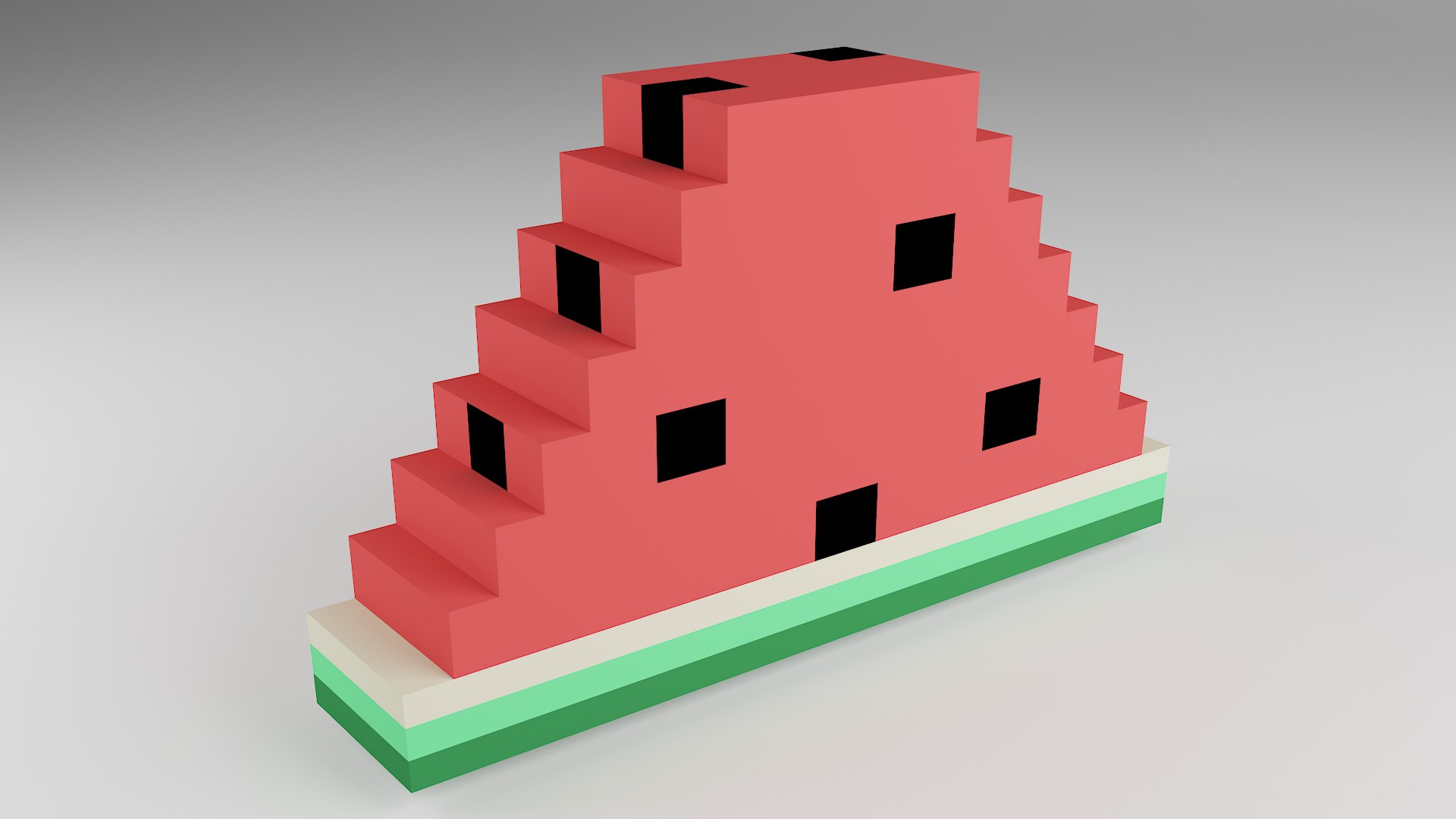 LOW POLY WATERMELON 3D Model - TurboSquid 1981088