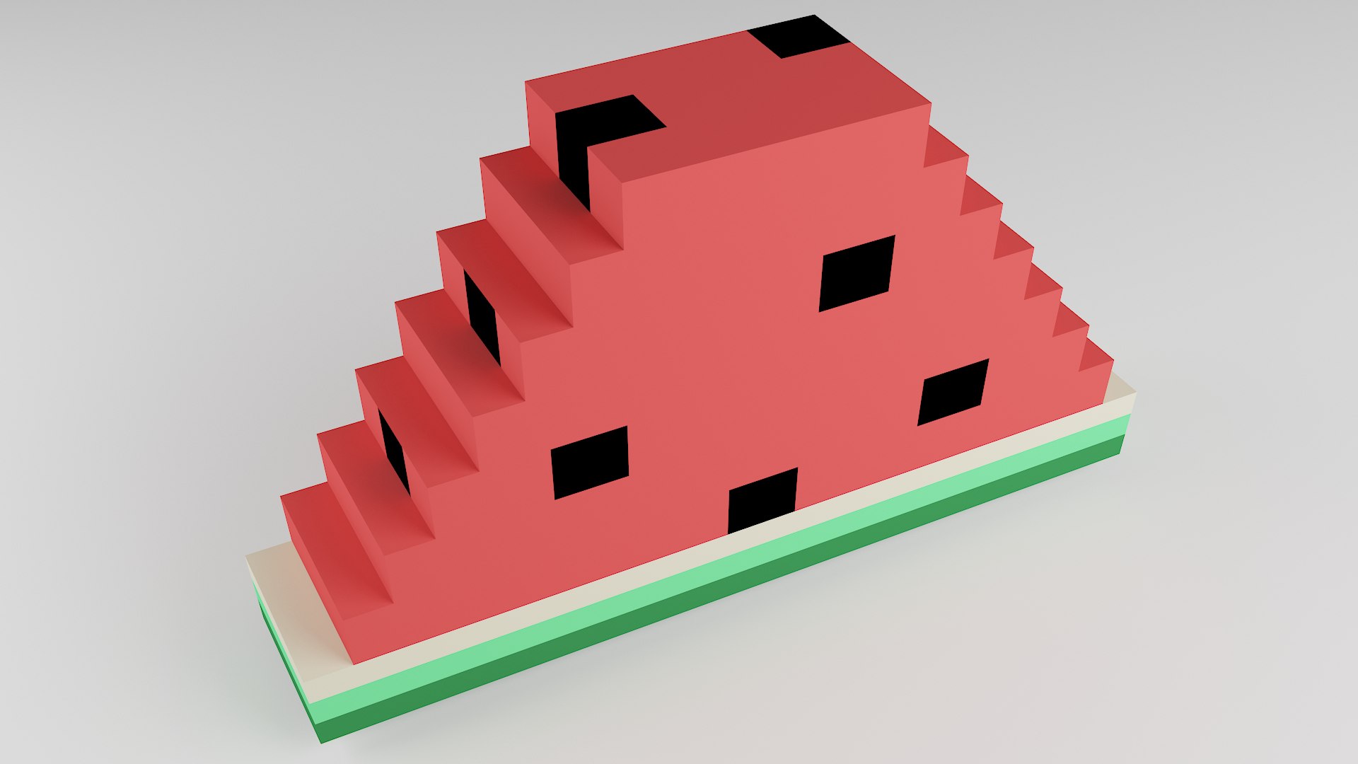 LOW POLY WATERMELON 3D Model - TurboSquid 1981088