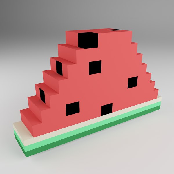 LOW POLY WATERMELON 3D model - TurboSquid 1981088