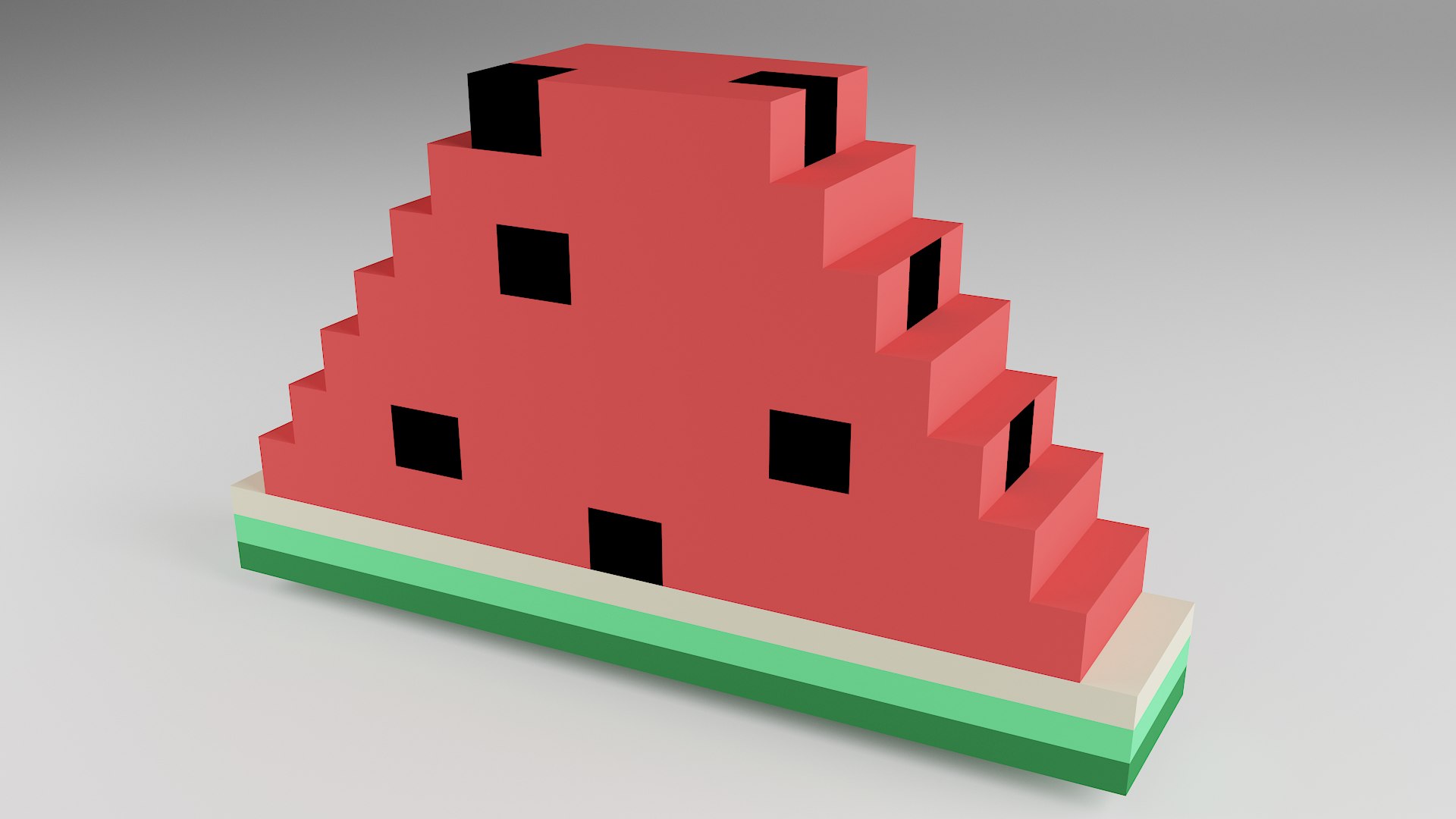 LOW POLY WATERMELON 3D Model - TurboSquid 1981088