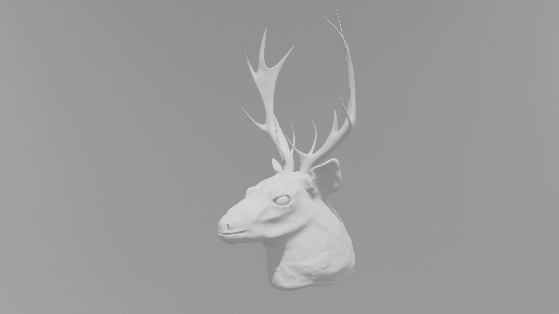 Alpha Deer Head 3D 3D Model - TurboSquid 2513110