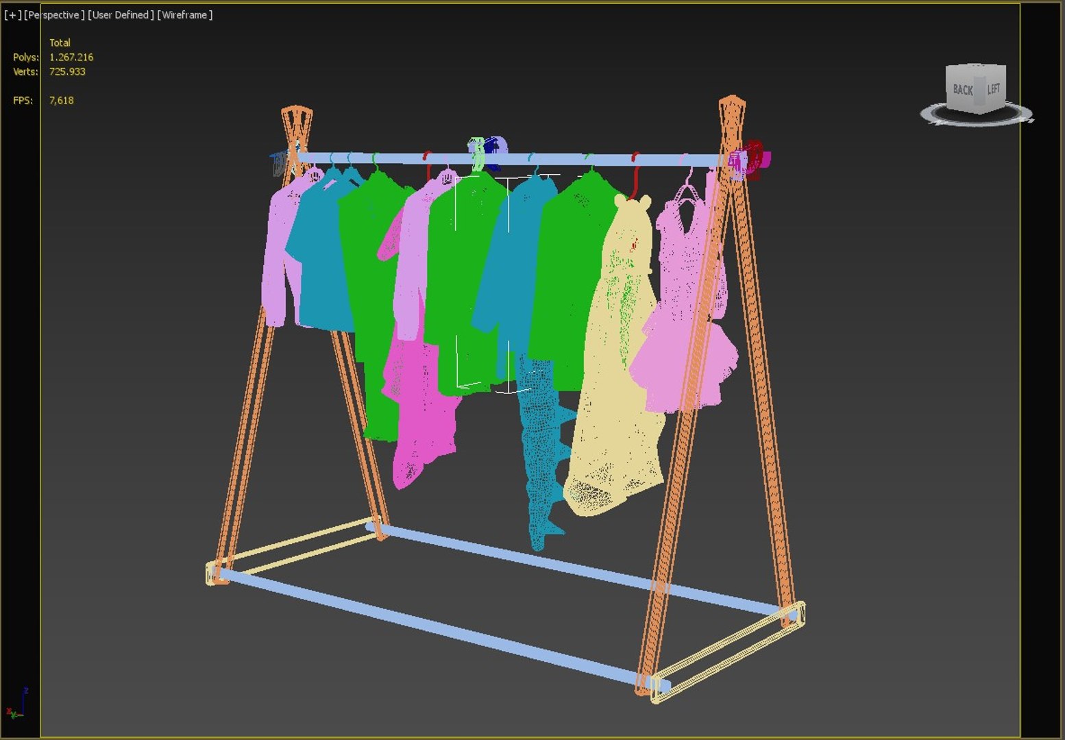 3D Children S Clothes Line - TurboSquid 1455816