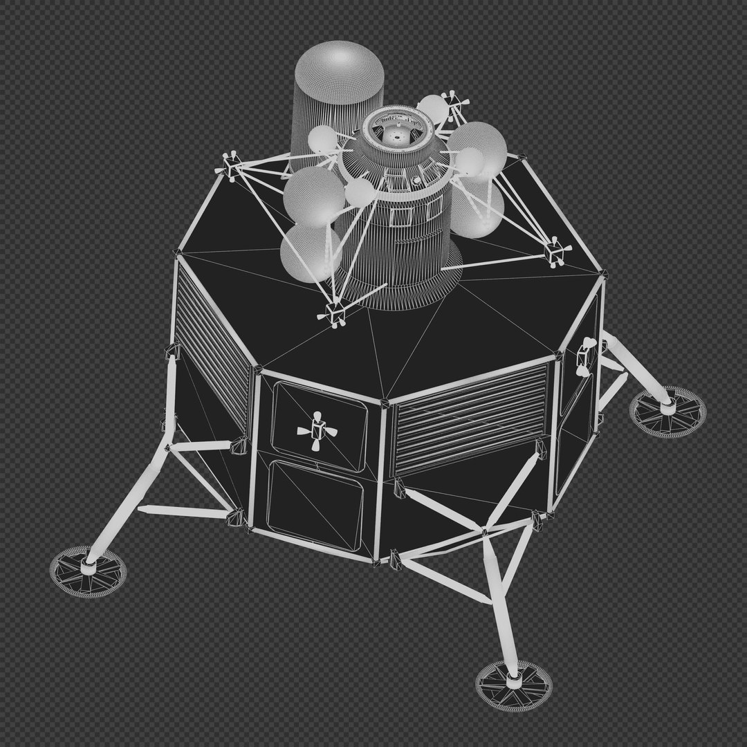 NASA Altair lunar lander 3D - TurboSquid 2093111