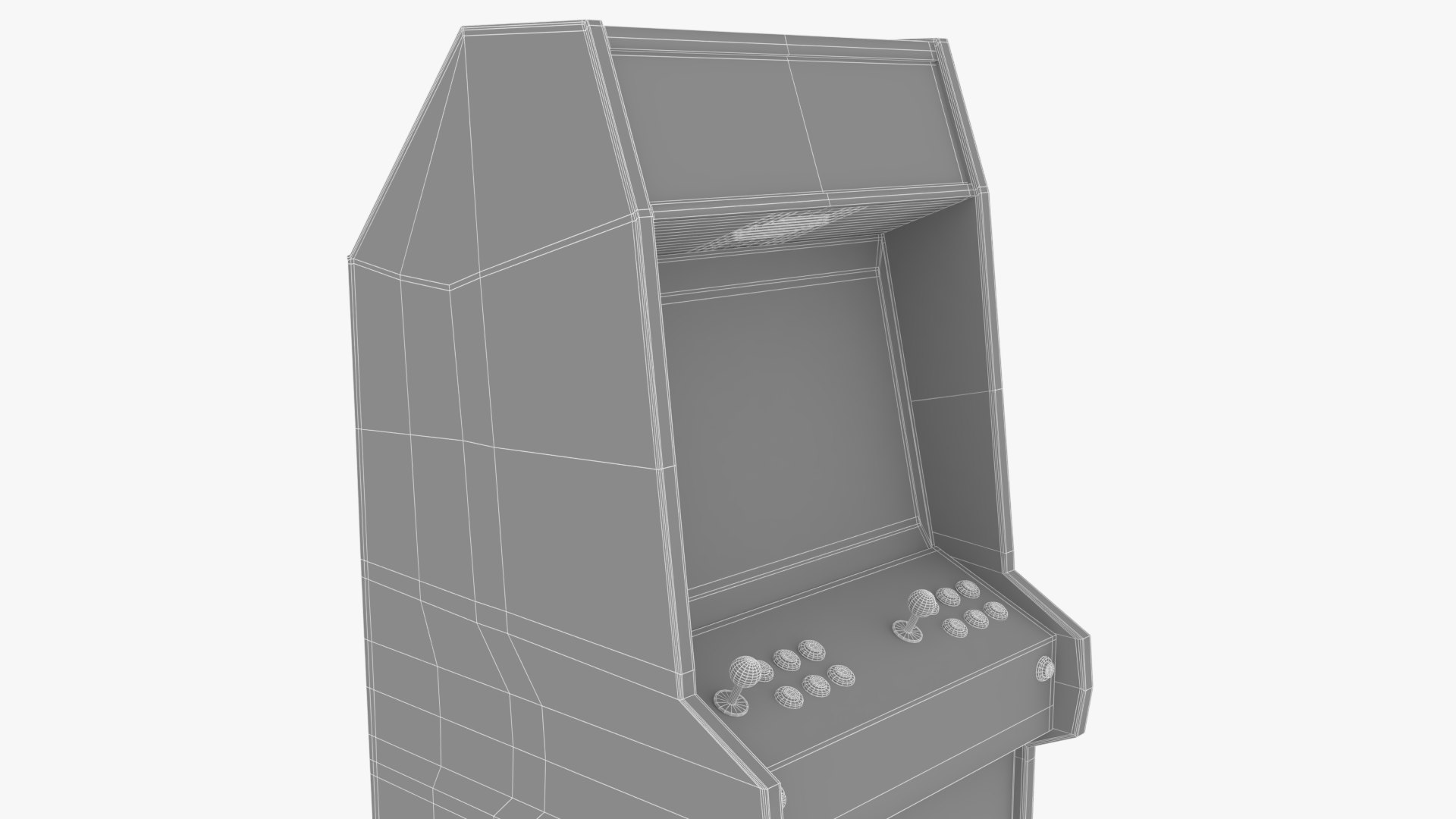 Street Fighters Arcade 3D Model - TurboSquid 1500895