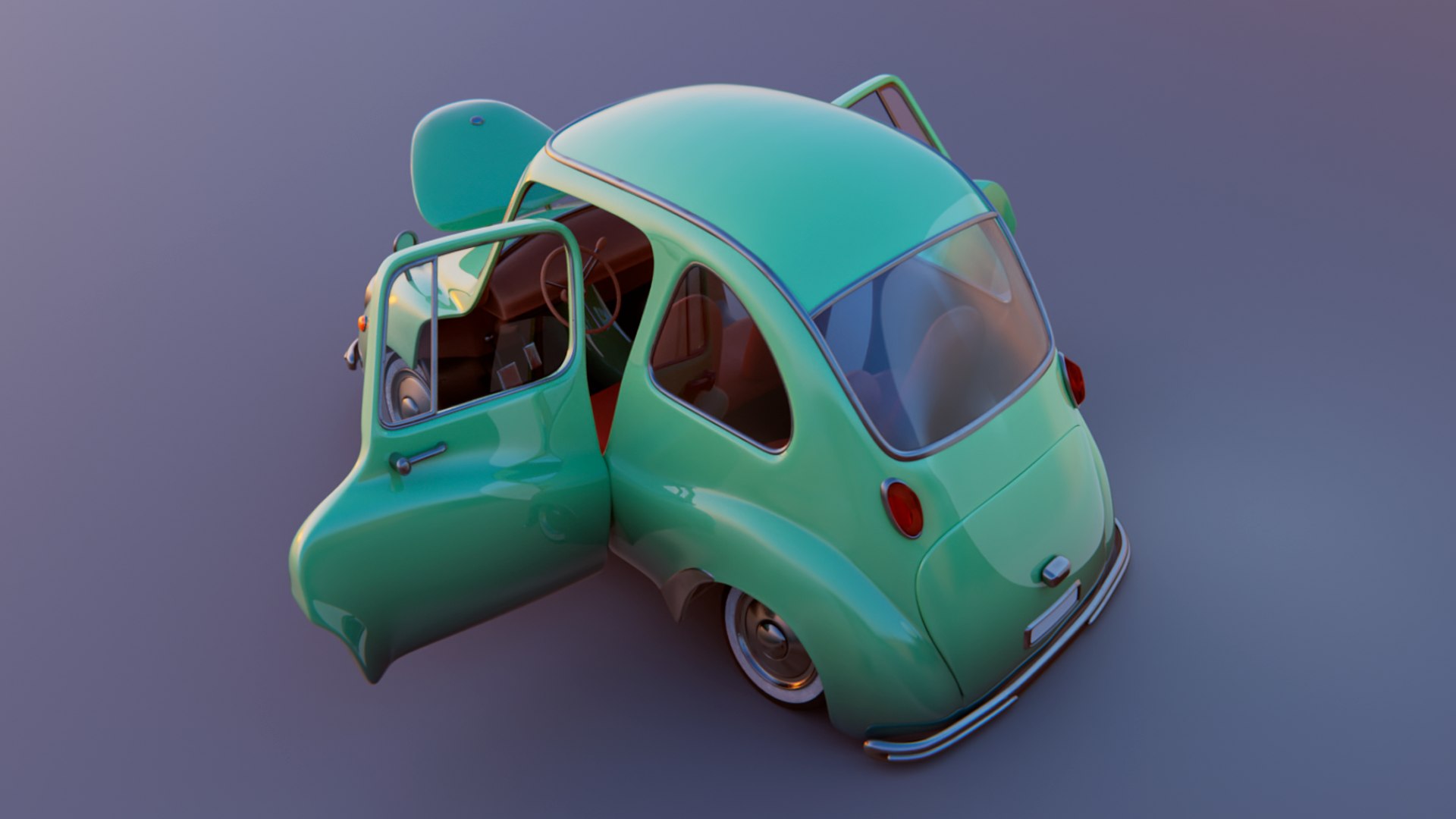 Subaru 360 1958 3D Model - TurboSquid 1591649