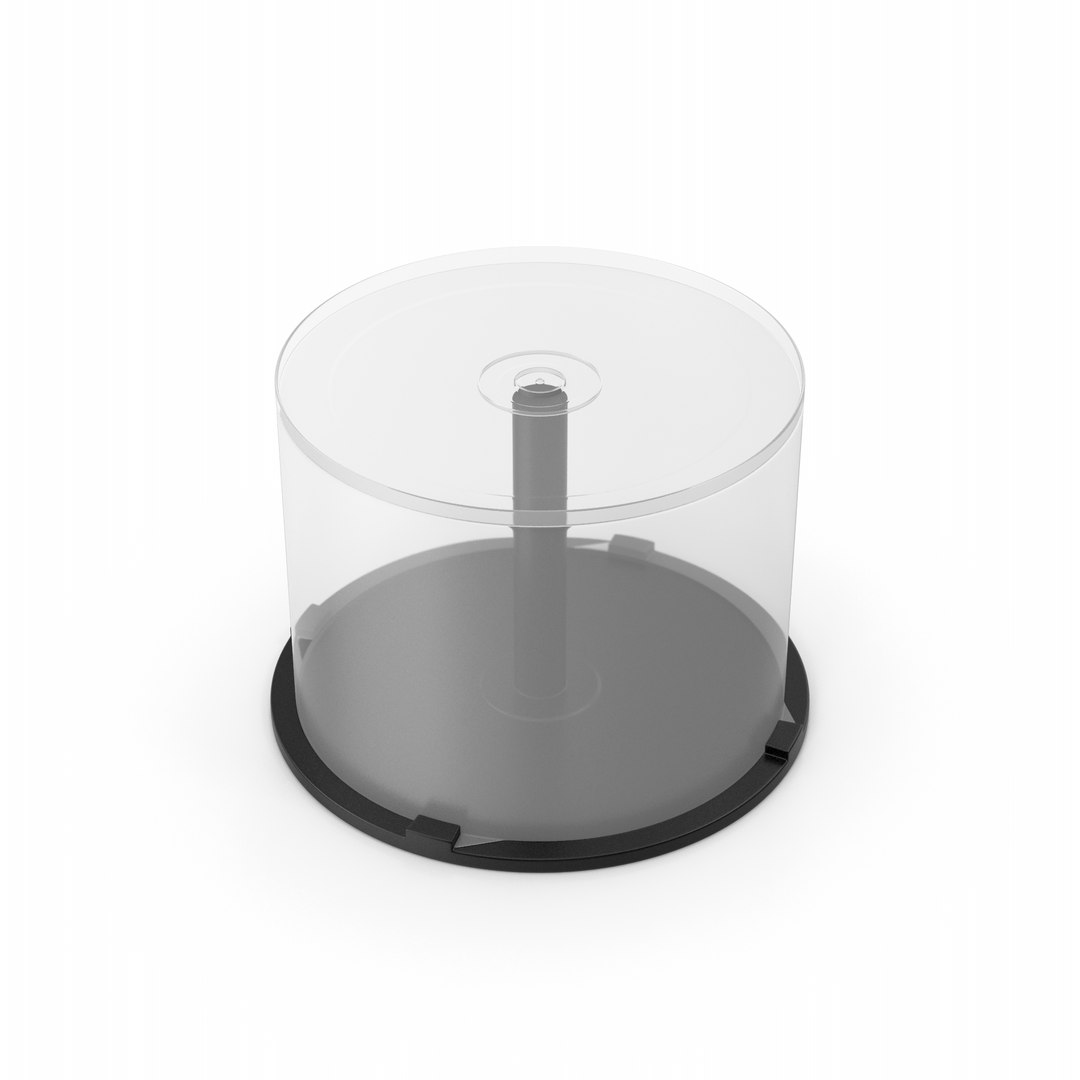 3D Model DVD CD Cake Box - TurboSquid 1851318