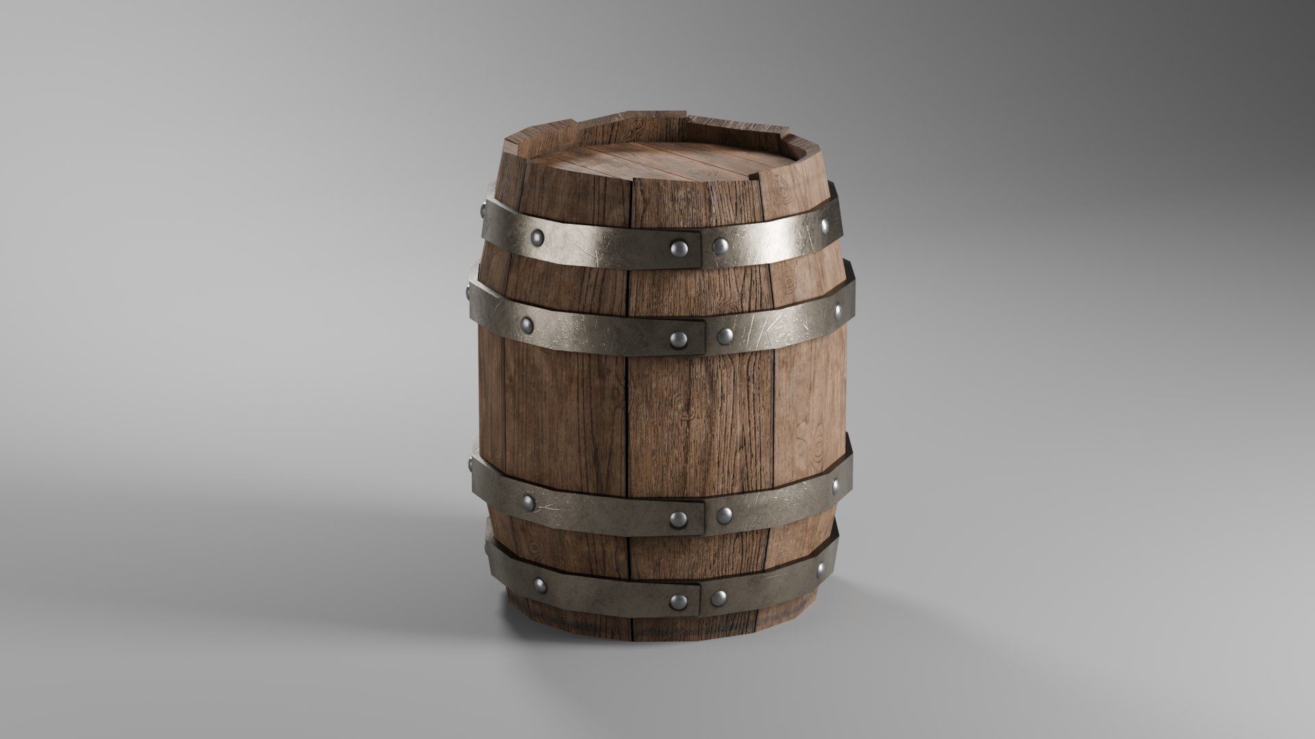 Wooden Barrel 3D - TurboSquid 2371986