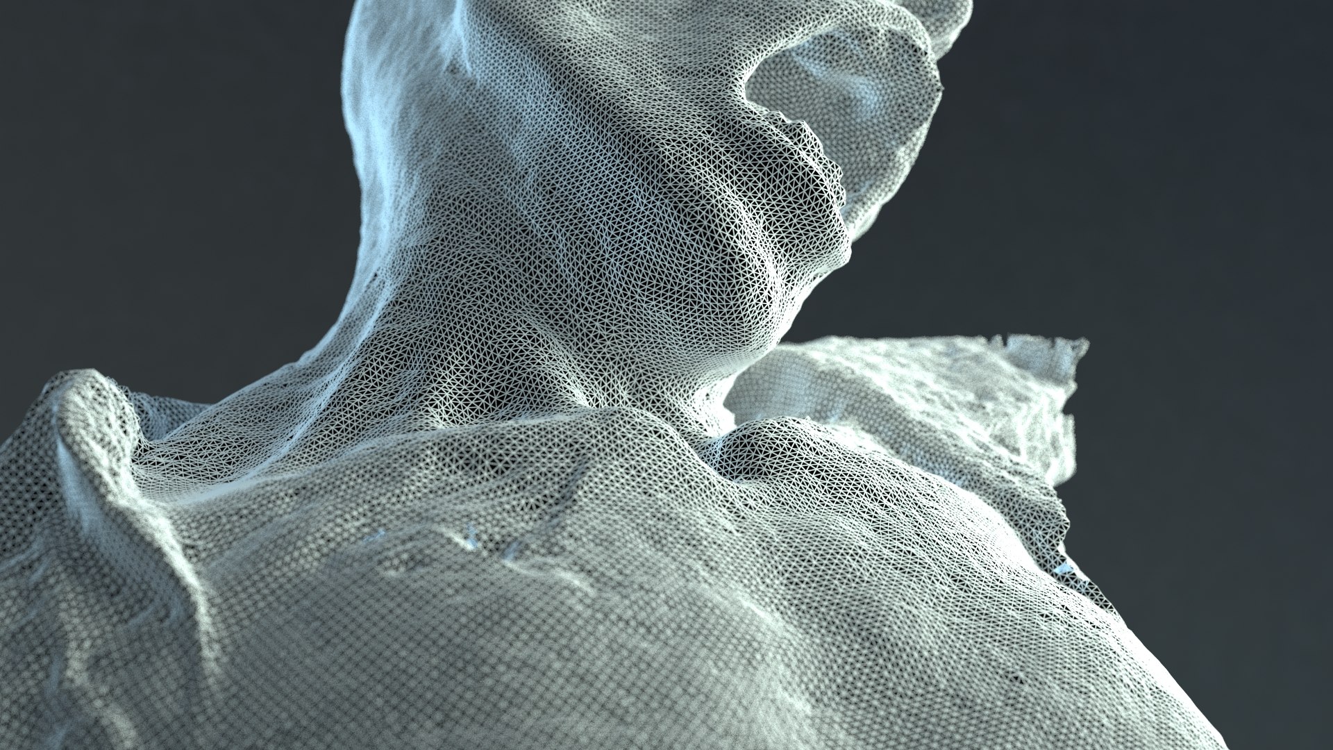 3D Zombie Bust - TurboSquid 2101643