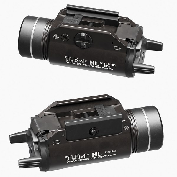 modelo 3d Streamlight TLR-1 HL Flashlight Weapon Attachment - TurboSquid 2059697