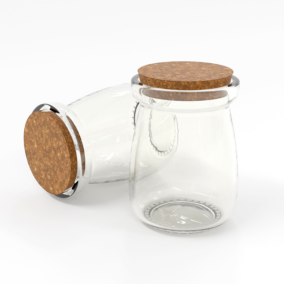 3D Model Glass Jar - TurboSquid 2260533