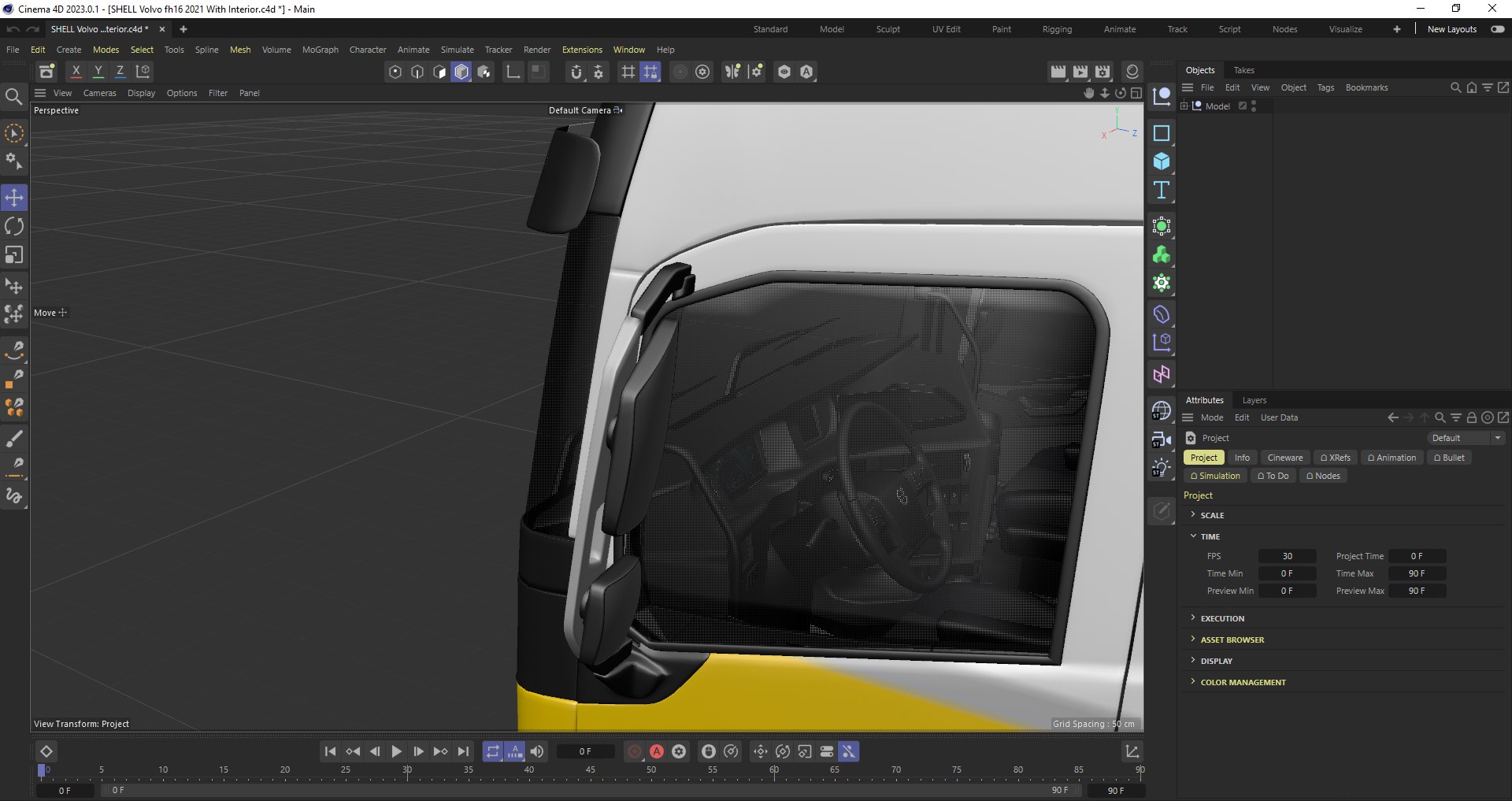 3D SHELL Volvo Fh16 With Fuel Semi Tank Trailer Model - TurboSquid 2331592
