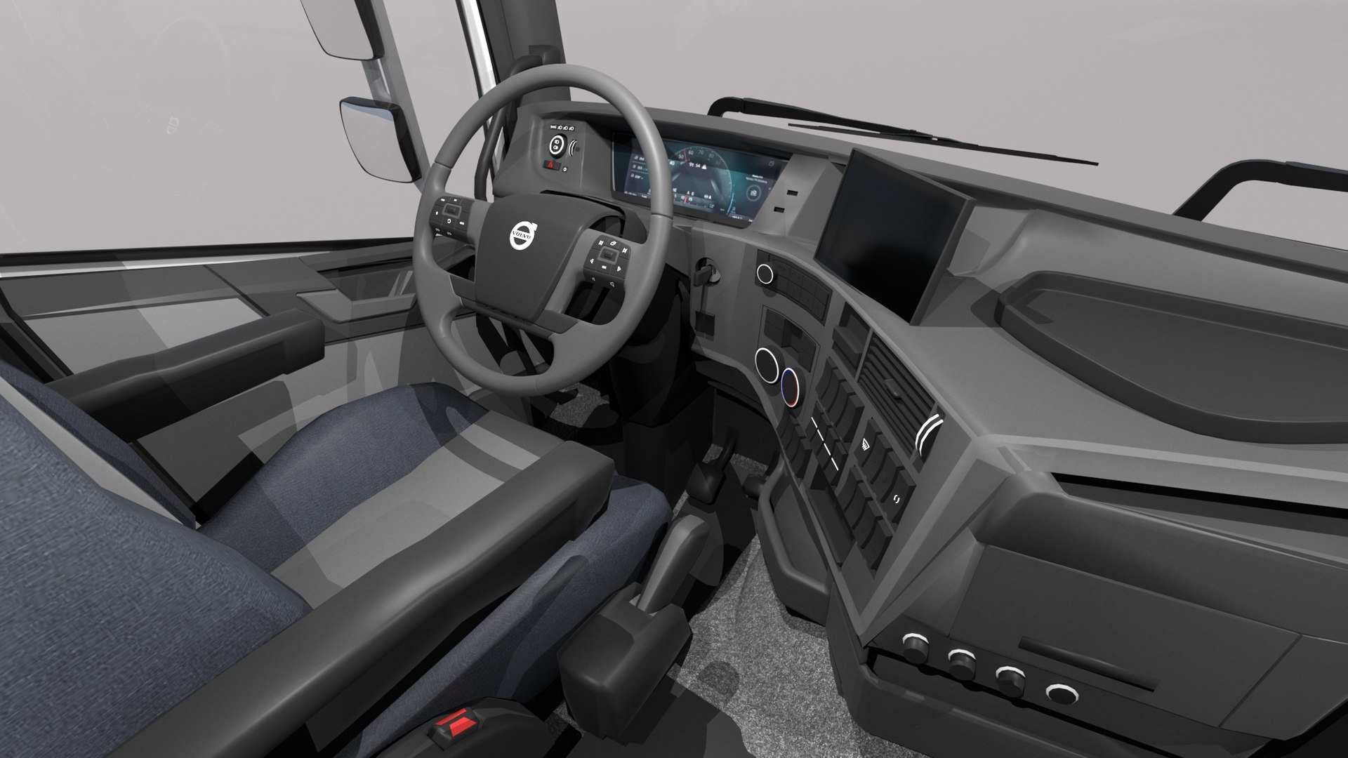 3D SHELL Volvo Fh16 With Fuel Semi Tank Trailer Model - TurboSquid 2331592