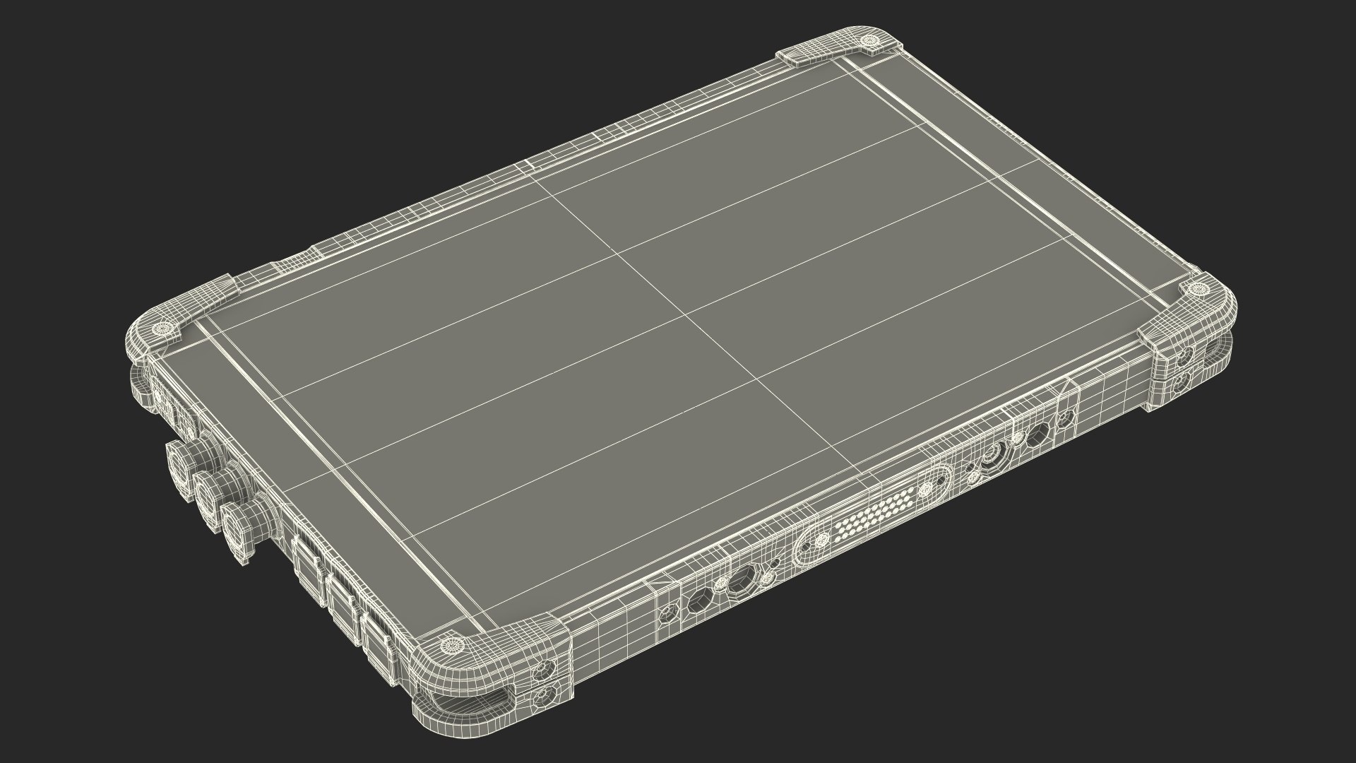 3D Rugged Tablet Mildef DS 13 - TurboSquid 2134656