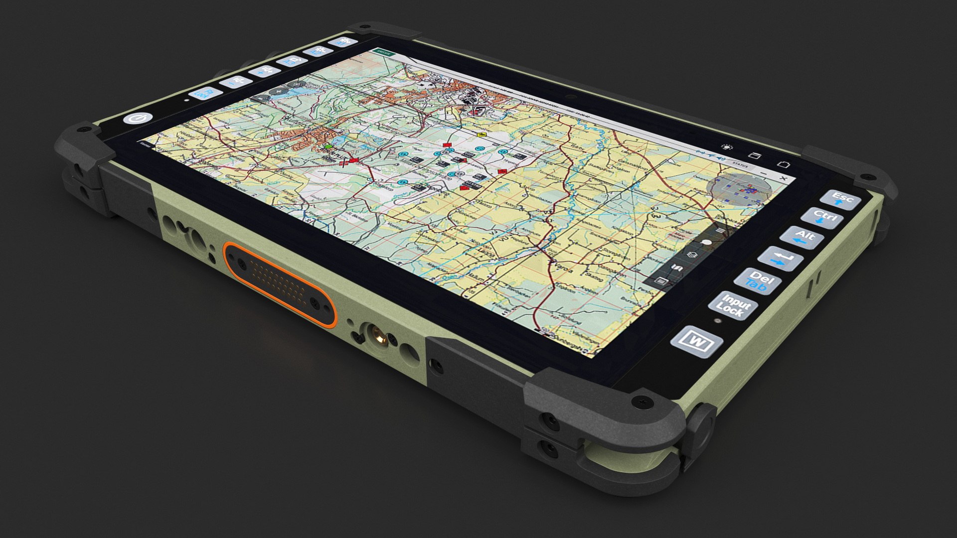 3D Rugged Tablet Mildef DS 13 - TurboSquid 2134656