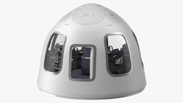 Crew Capsule 3D model - TurboSquid 1801996