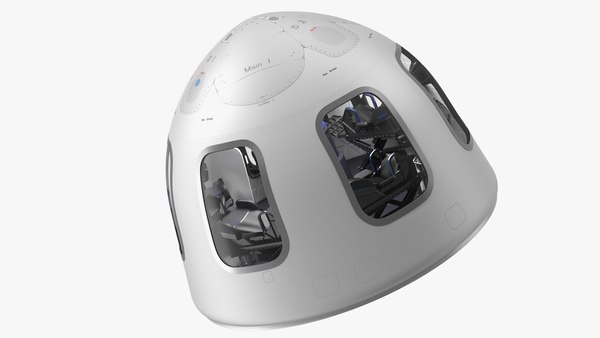 Crew Capsule 3D model - TurboSquid 1801996