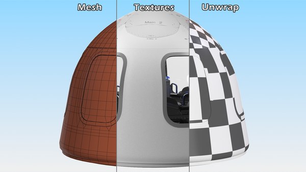 Crew Capsule 3D model - TurboSquid 1801996