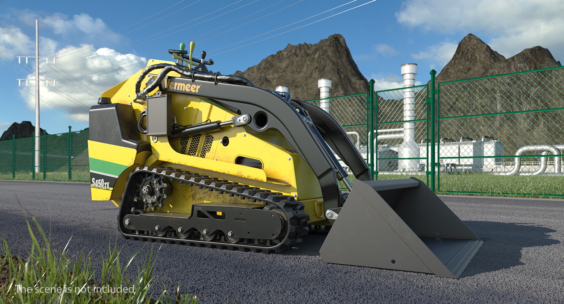 Vermeer S450tx Loader Bucket 3D Model - TurboSquid 1382850