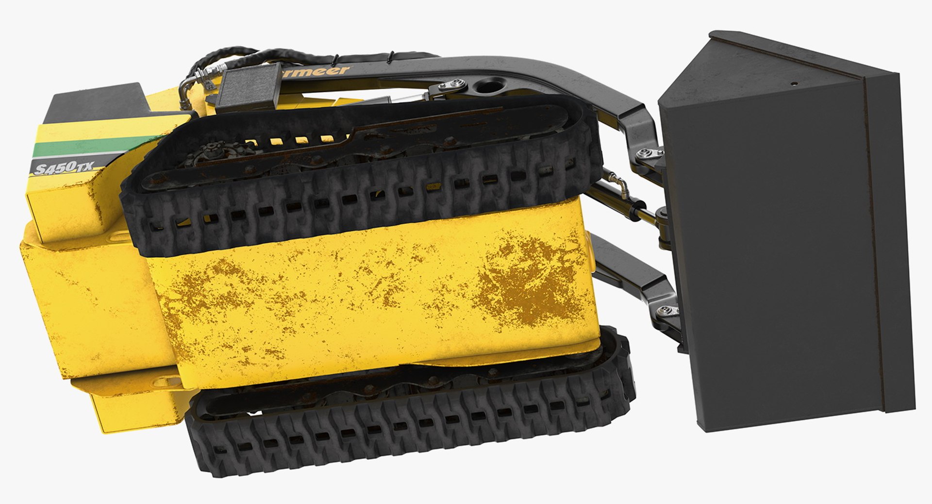 Vermeer S450tx Loader Bucket 3D Model - TurboSquid 1382850