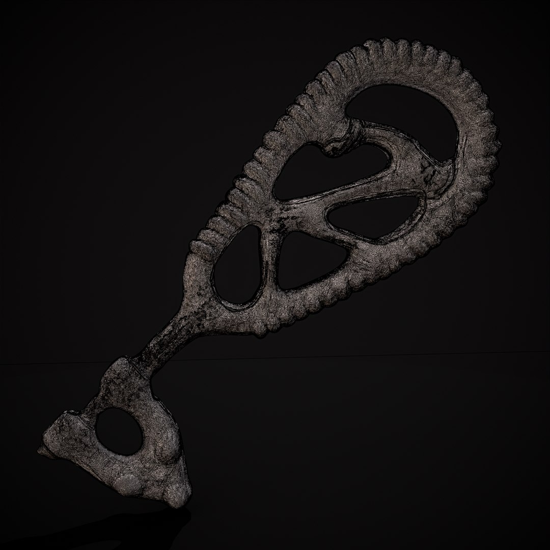 Brass Viking Key Print 3D Model - TurboSquid 2141711