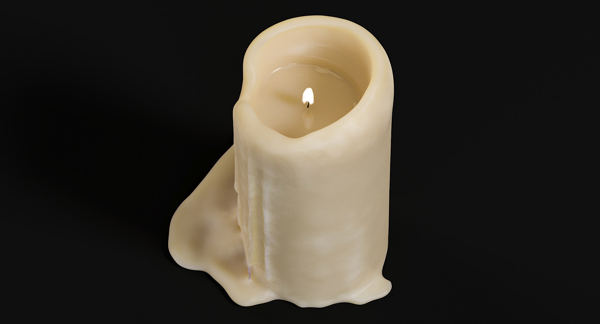 3D Realistic Candle 2 Model - TurboSquid 1455817