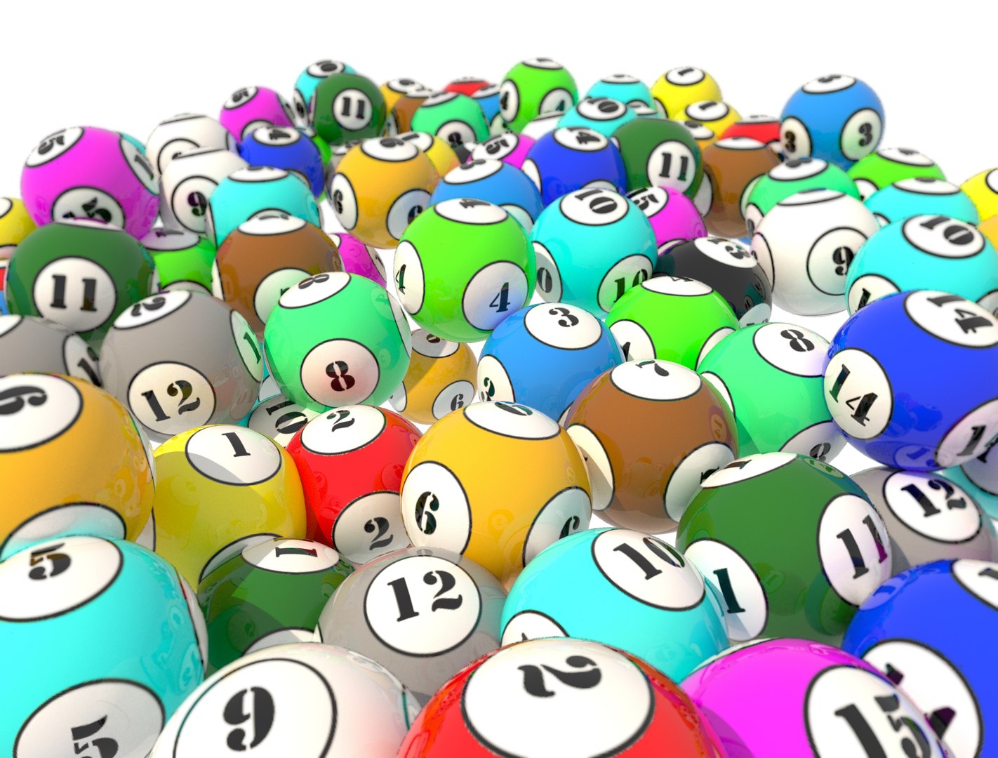 Lottery Balls 3D Model - TurboSquid 1668261