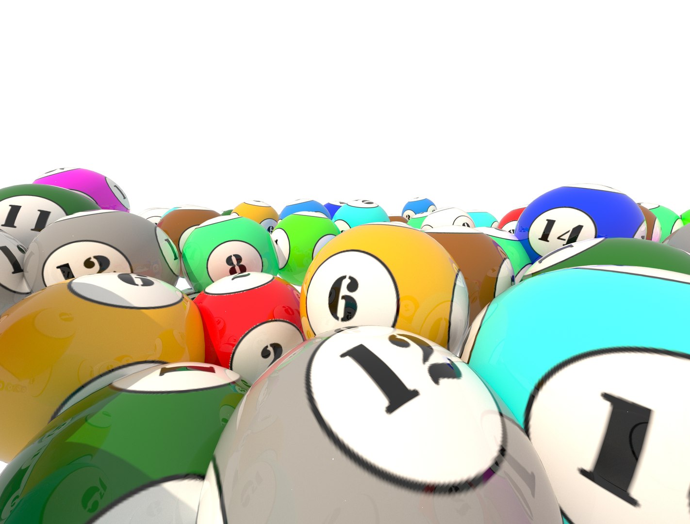 Lottery Balls 3D Model - TurboSquid 1668261