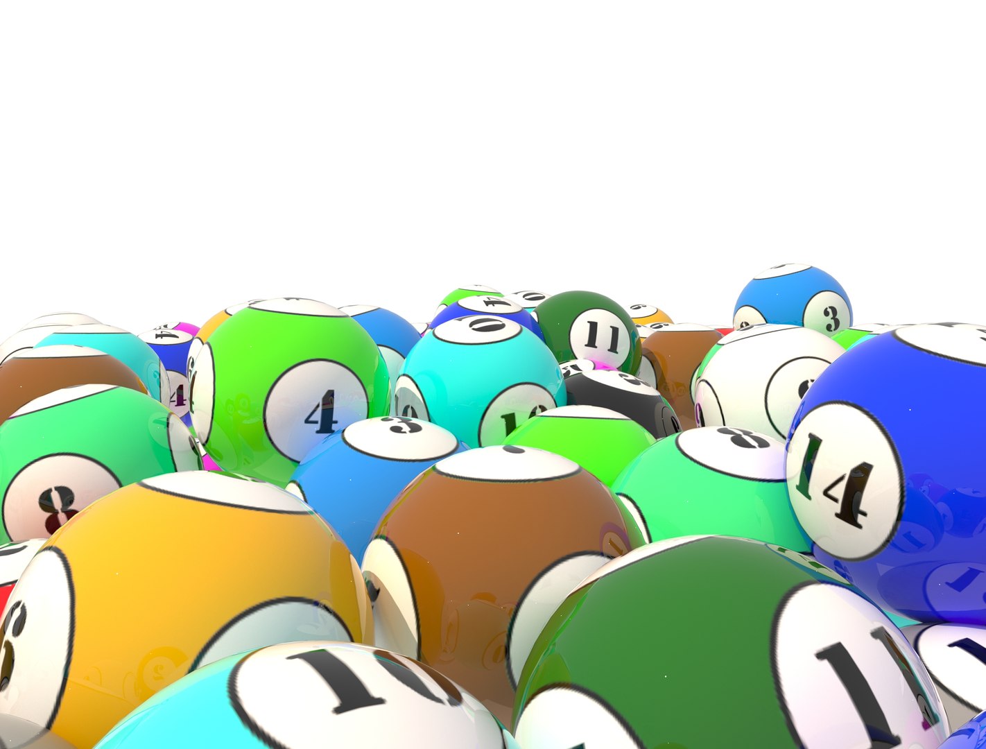 Lottery Balls 3D Model - TurboSquid 1668261