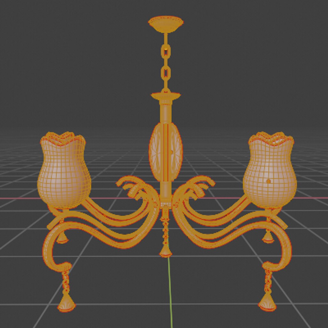 Chandelier Interior 3D Model - TurboSquid 1441450