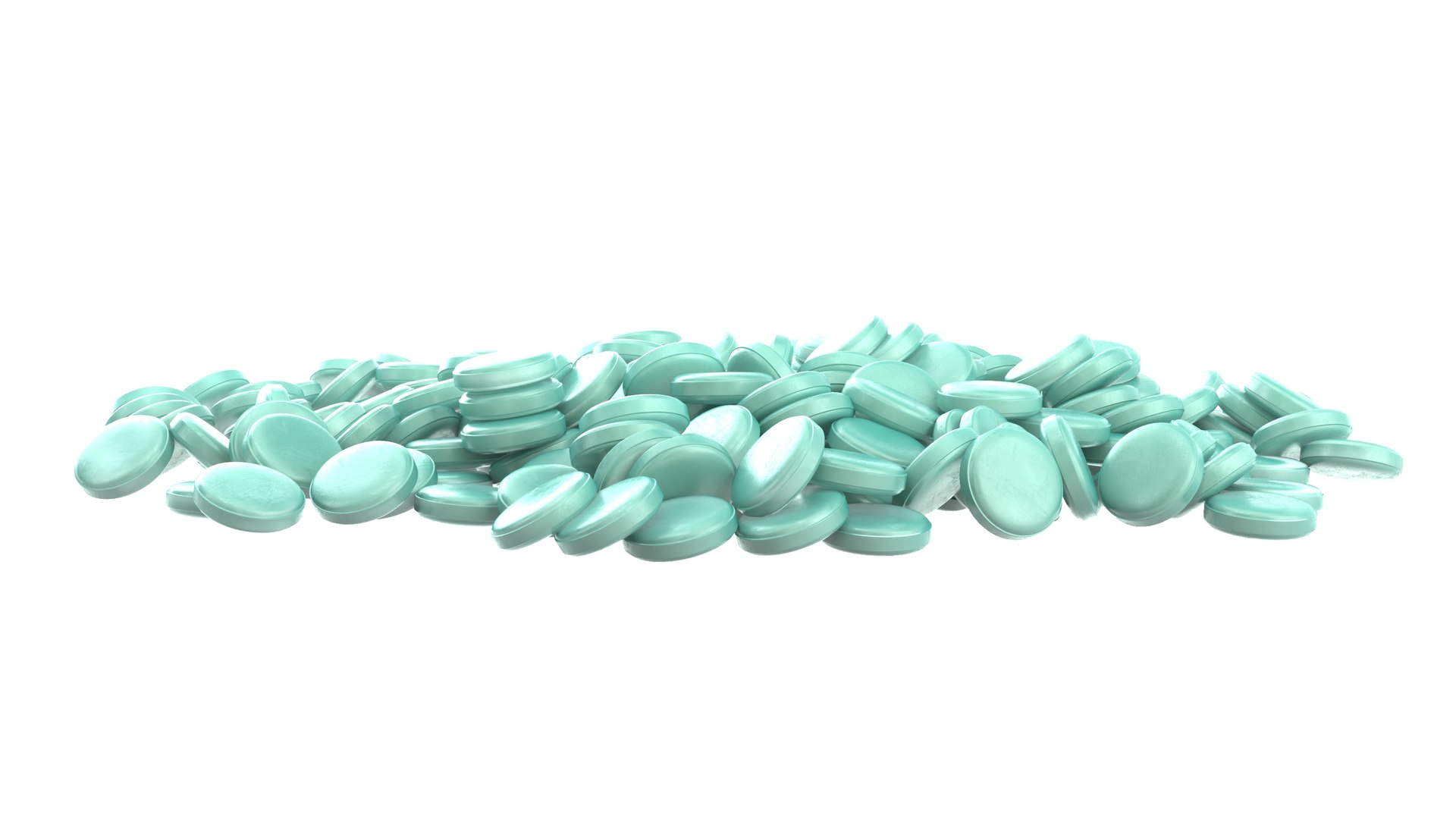 3D Pill Pile Model - TurboSquid 2151134