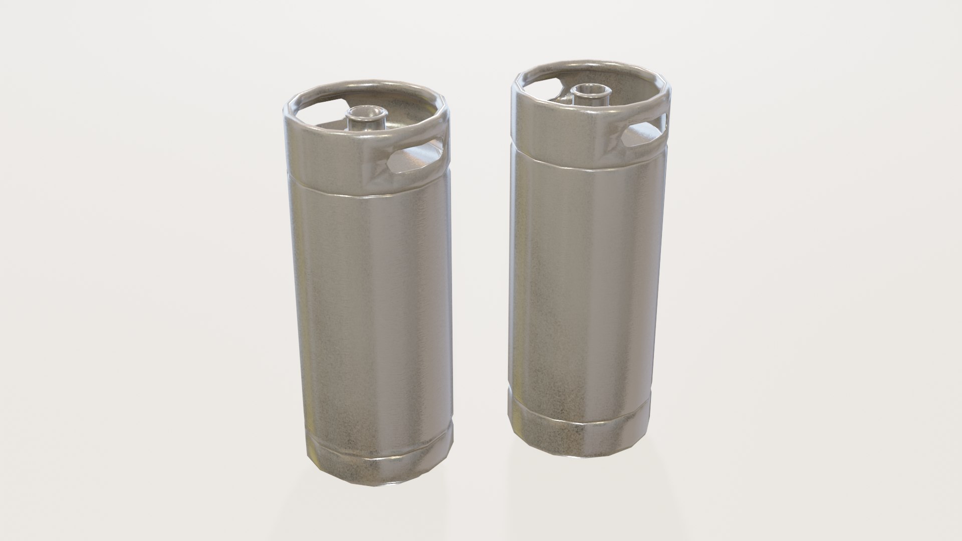 Slim Beer Drum 20L Collection 3D Model - TurboSquid 2355880