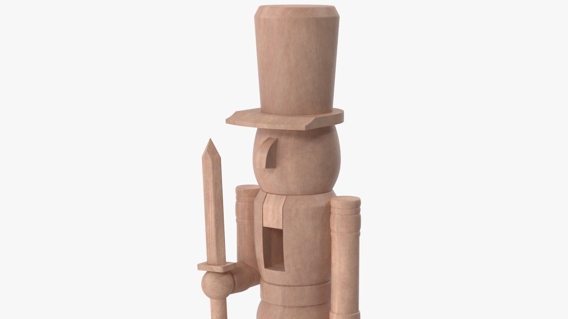 Wooden Christmas Nutcracker 4 3D - TurboSquid 2267728