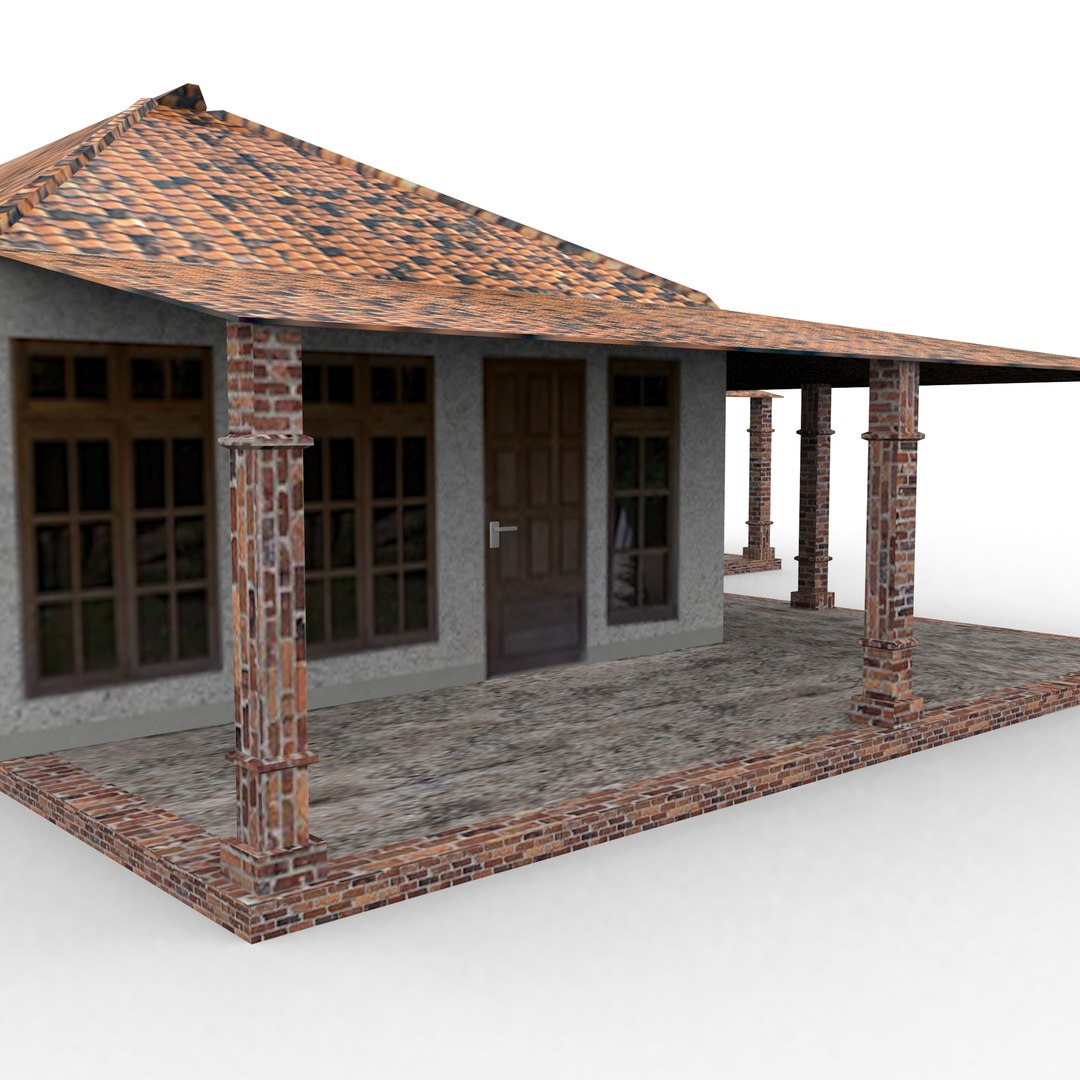 Indonesian Village House 3D Model - TurboSquid 1765647