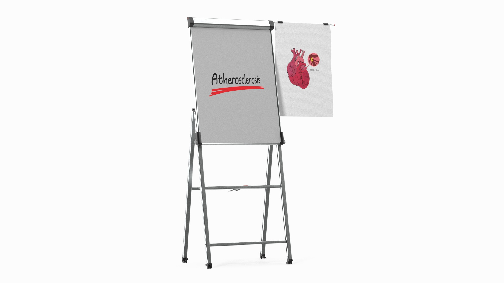 3D Flip Chart With Medicine Education Scheme - TurboSquid 2349875