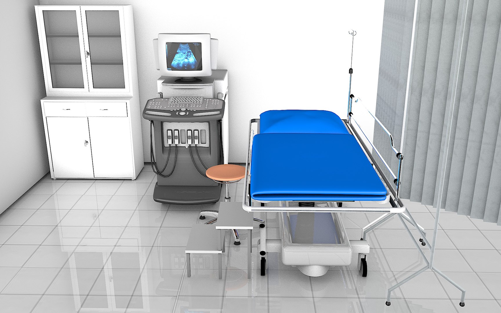 Ultrasound Room 3D Model - TurboSquid 2228216