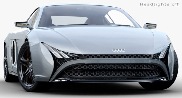 Concept audi r10 3D - TurboSquid 1253438